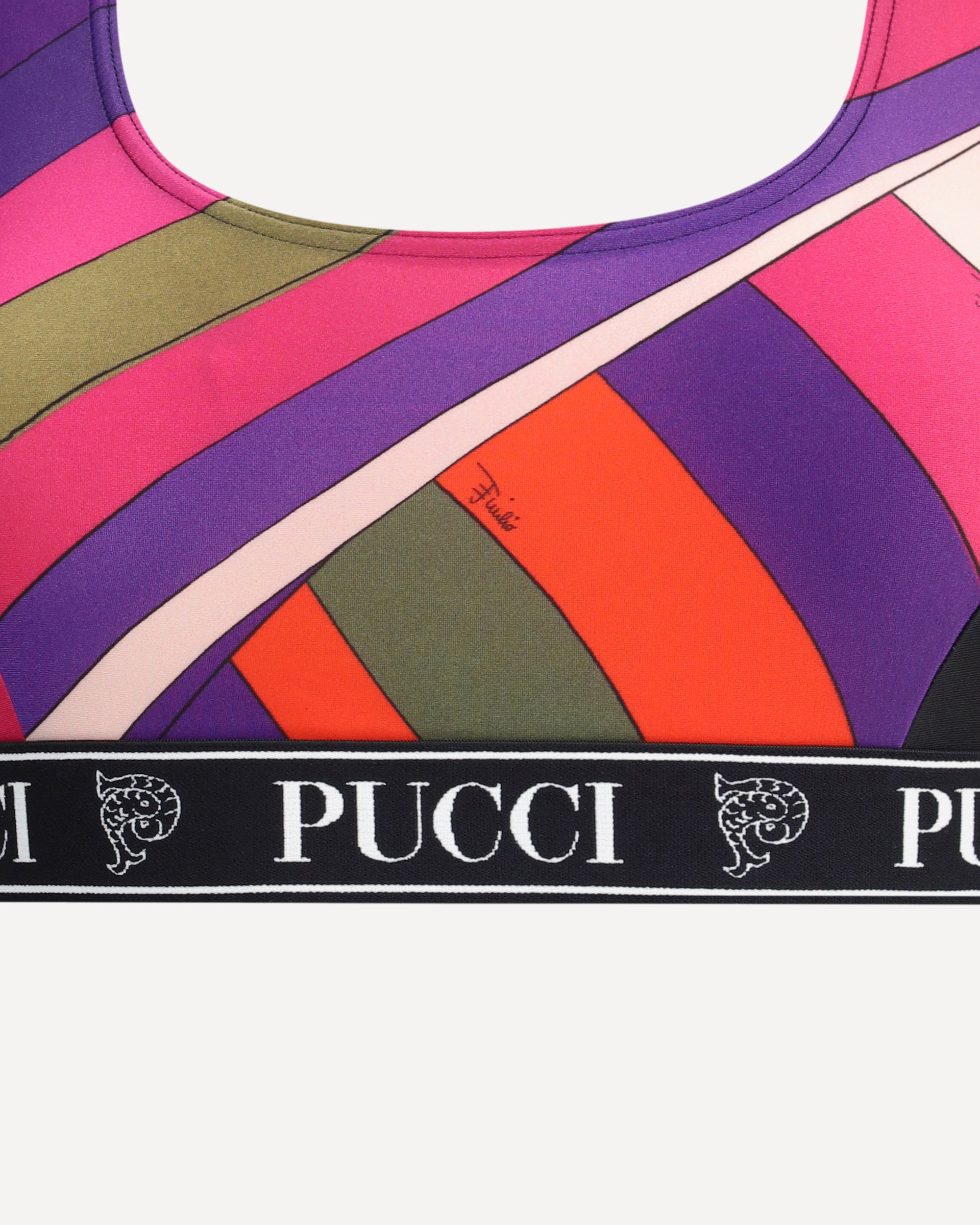 PUCCI Sports Bra in Lycra MULTICOLOUR | Base Blu