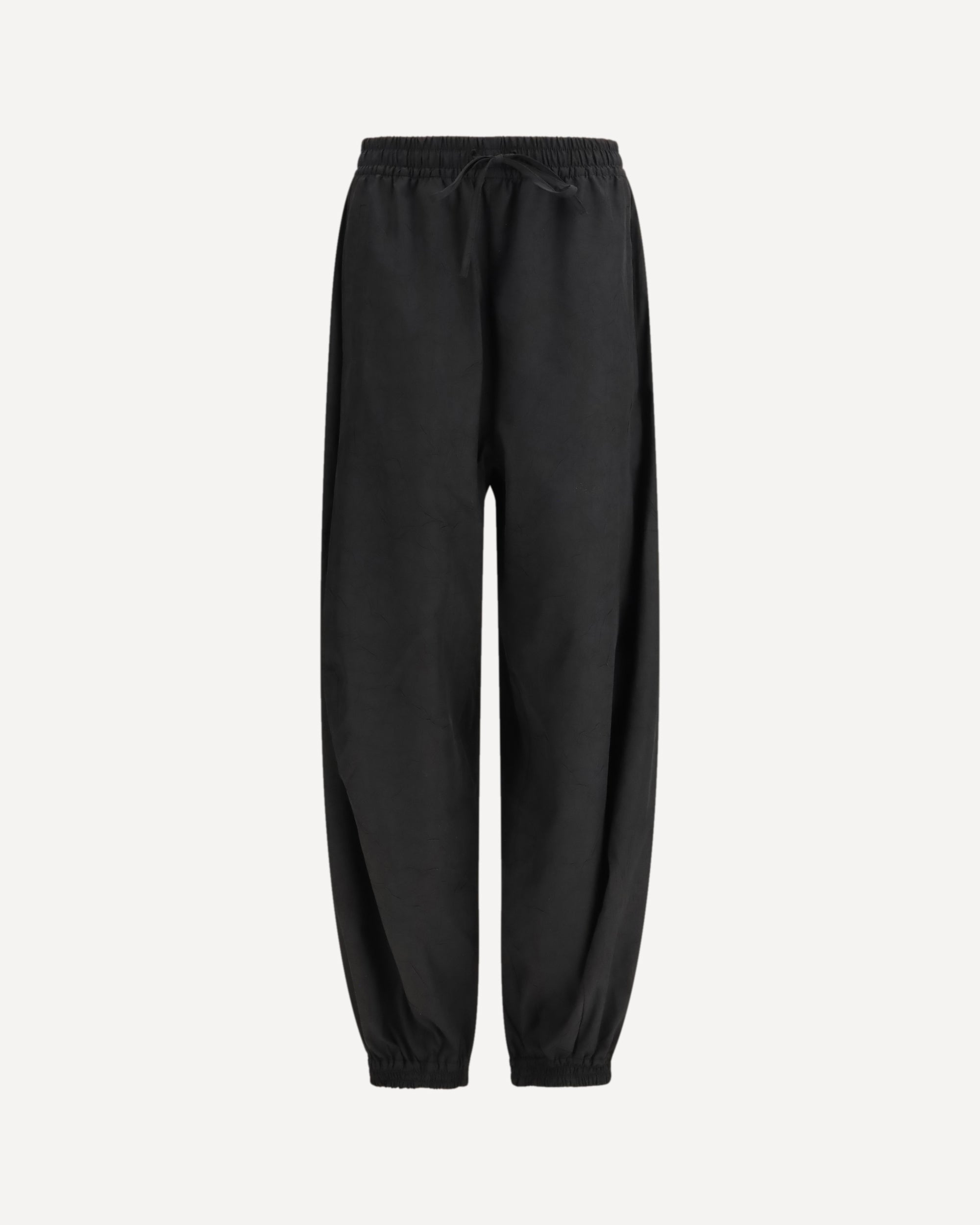 ROHE Balloon track Trousers BLACK | Base Blu