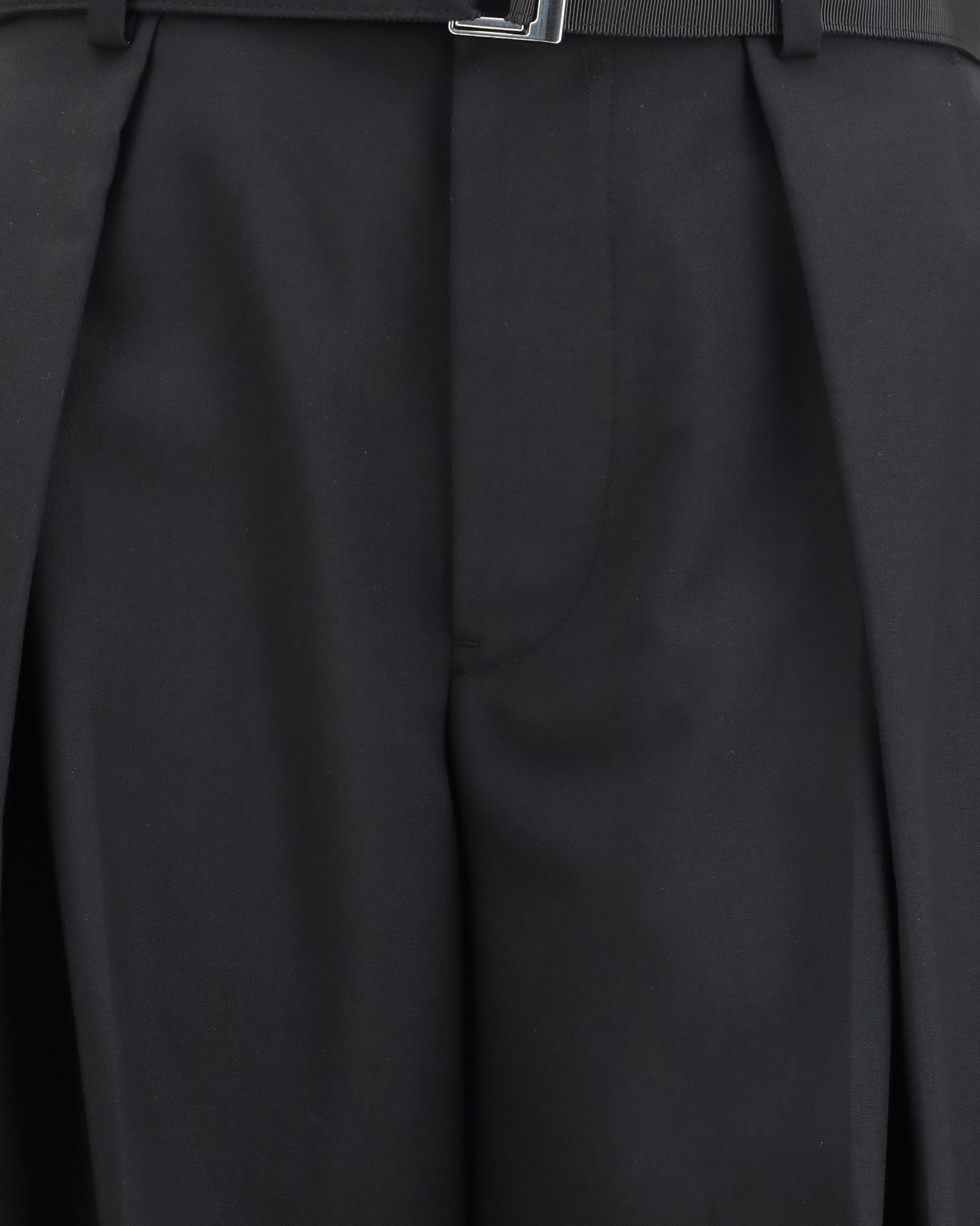 SACAI Oversized Pants BLACK | Base Blu